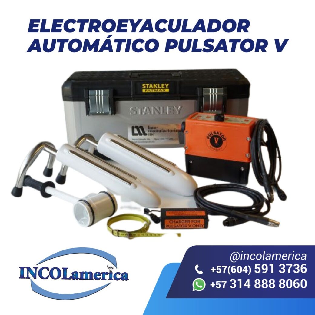 Electro Eyaculador para bovino con pulsator V y 2 diferentes probes ...