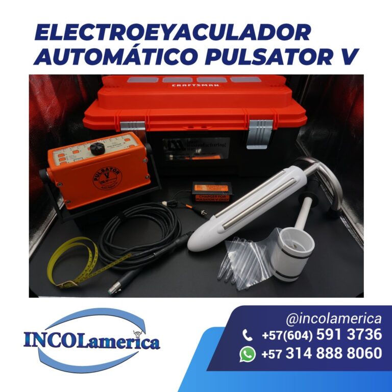 Electro Eyaculador para bovino con pulsator V y 2 diferentes probes ...
