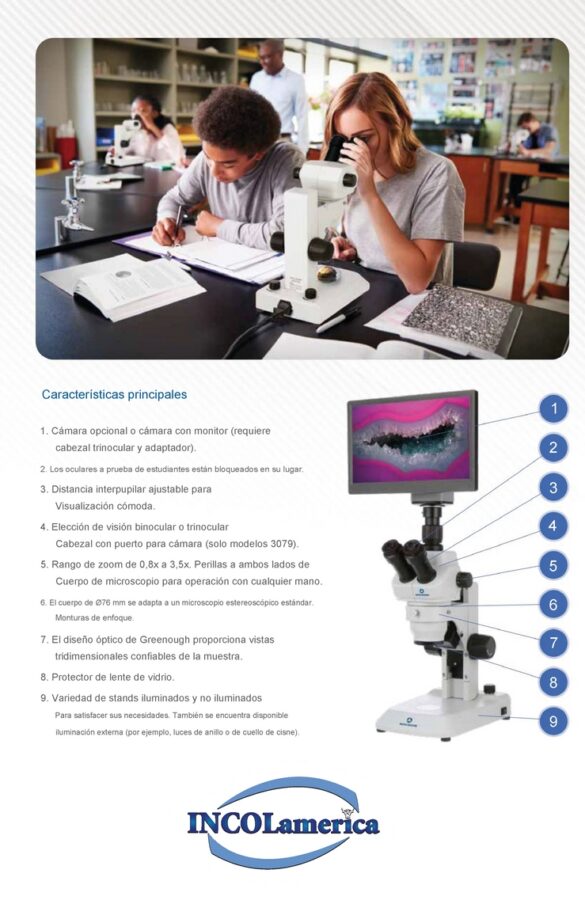 Microscopio ACCU-SCOPE Serie 3078 – Incolamerica
